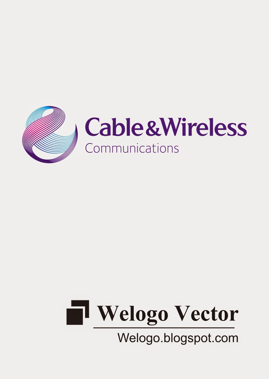 Cable and Wireless Logo Vector ~ vectordepfree